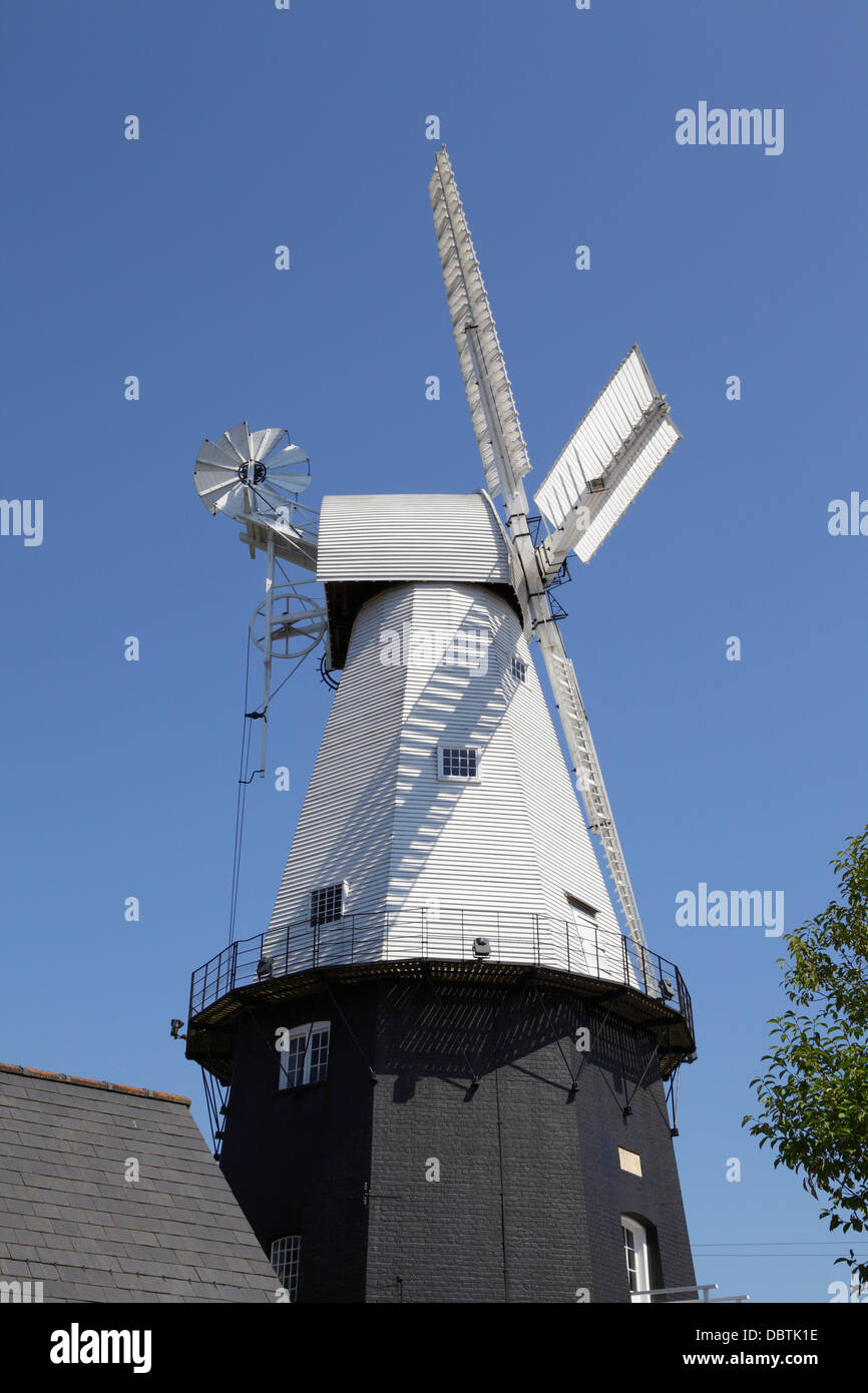Cranbrook Kent UK. Union Windmill, the largest smock mill in England ...