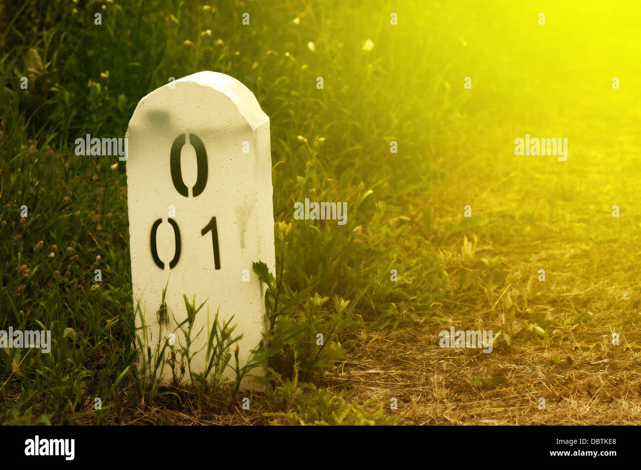 beginning of the road Stock Photo - Alamy