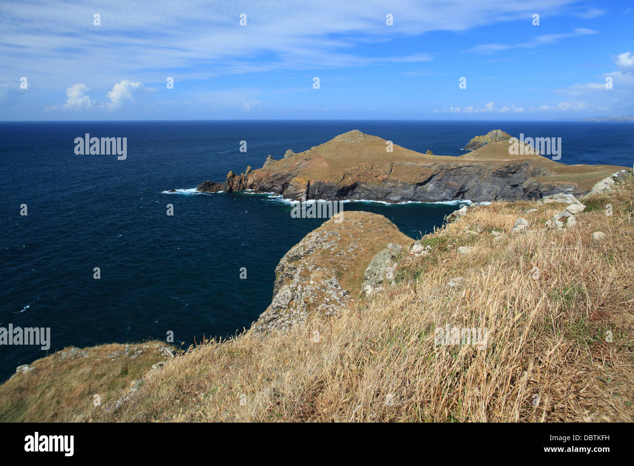 Summer view of Rumps Point, North Cornwall, England, UK Stock Photo - Alamy