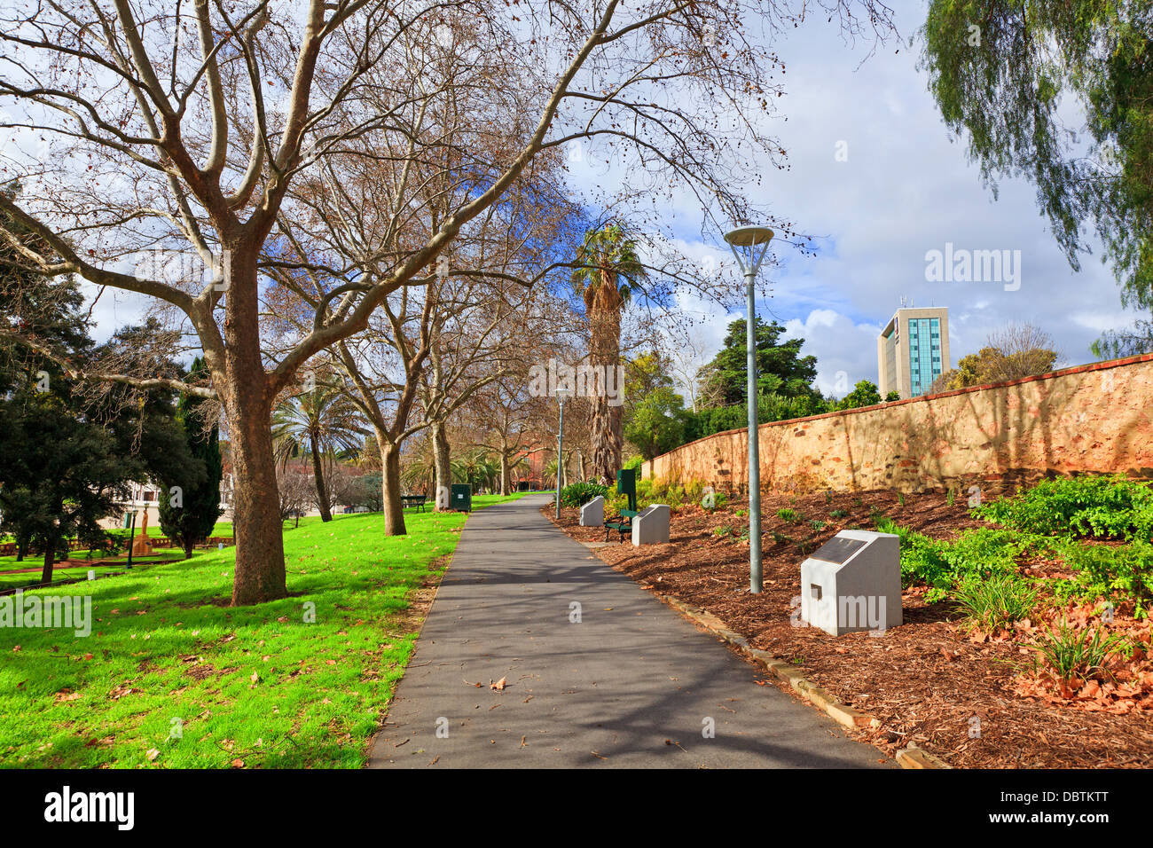 Path of Honor next to the Torrens Parade Ground in the city of Adelaide ...