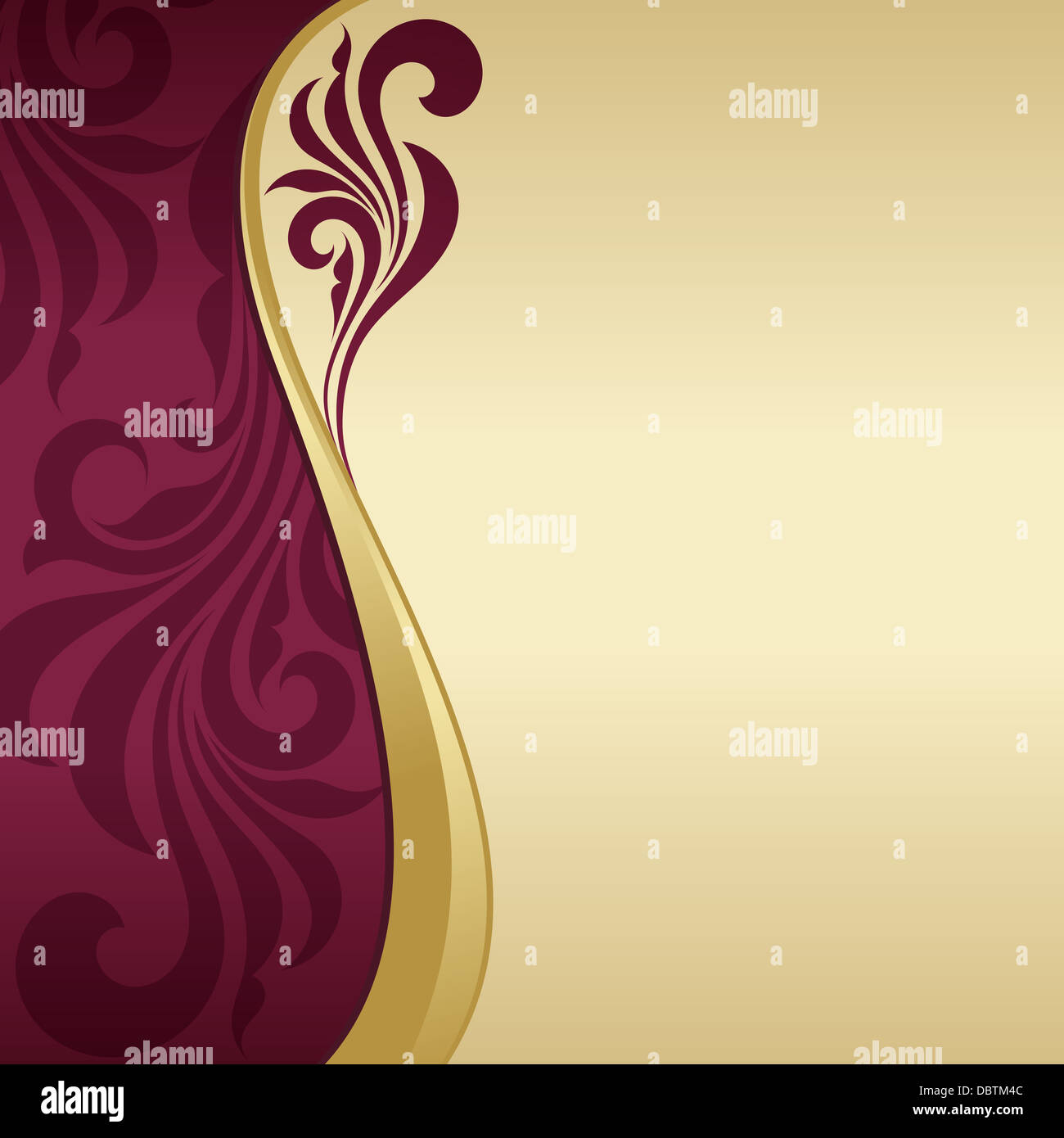 Invitation card. Abstract floral background Stock Photo - Alamy