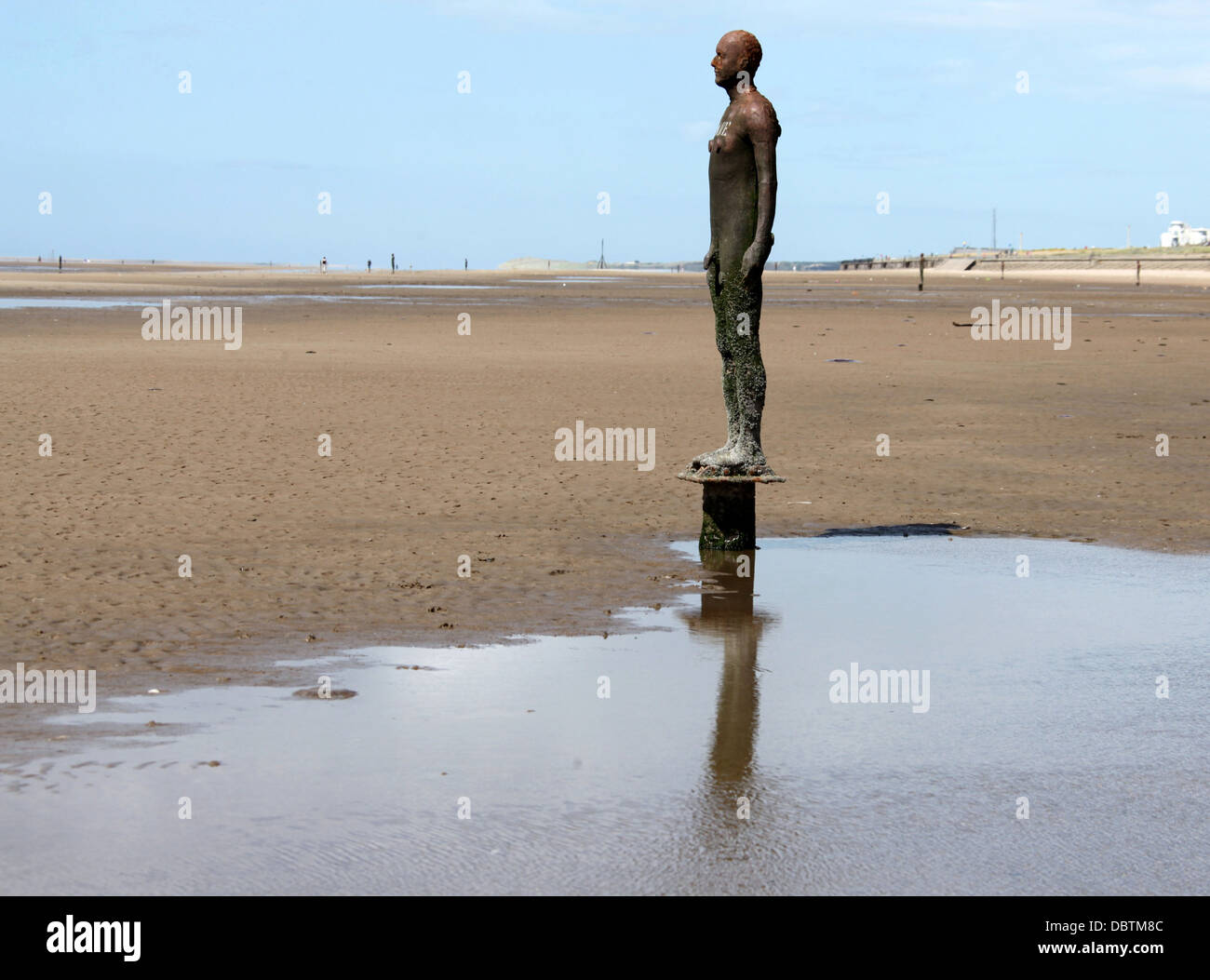 Iron men crosby beach hi-res stock photography and images - Alamy