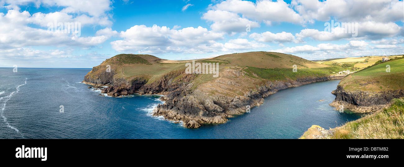 Kellan Head at Port Quin on the North Cornwall Coast Stock Photo - Alamy