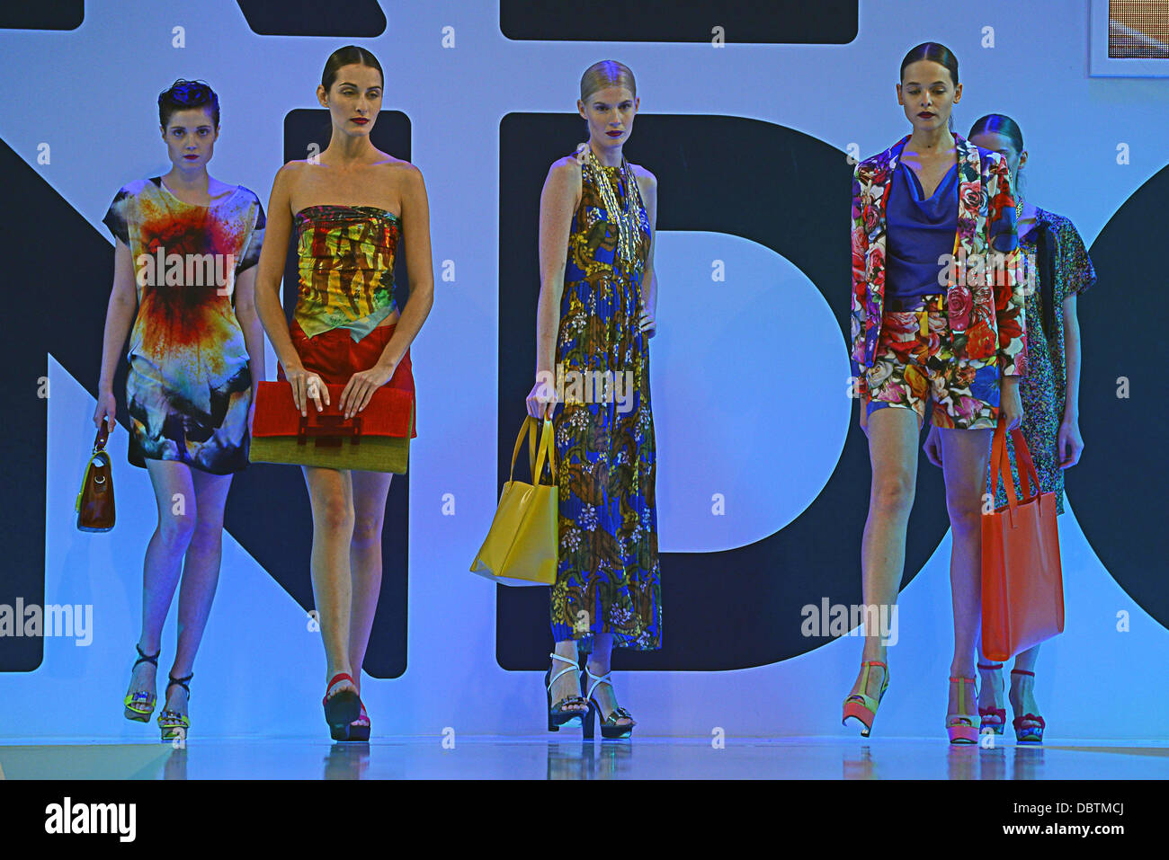 The Carnival showcase is shown at the Pure London fashion show. The ...