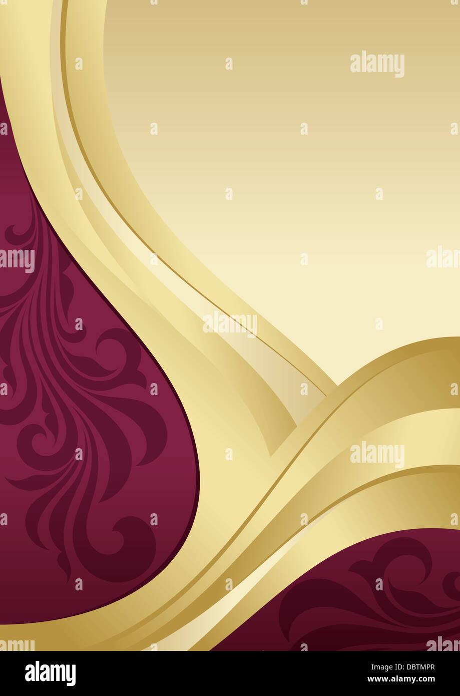 Invitation card. Abstract floral background Stock Photo - Alamy