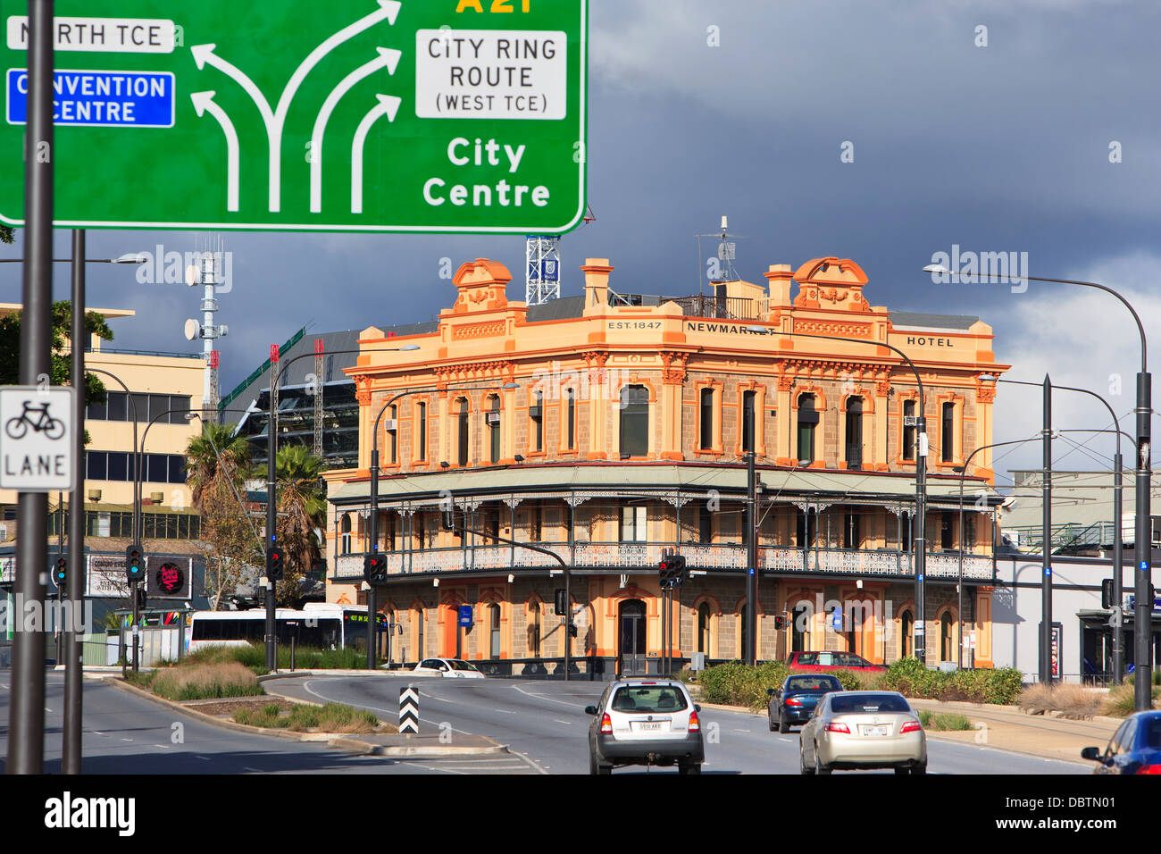 The Newmarket Hotel on the corner of North Terrace and West Terrace in ...