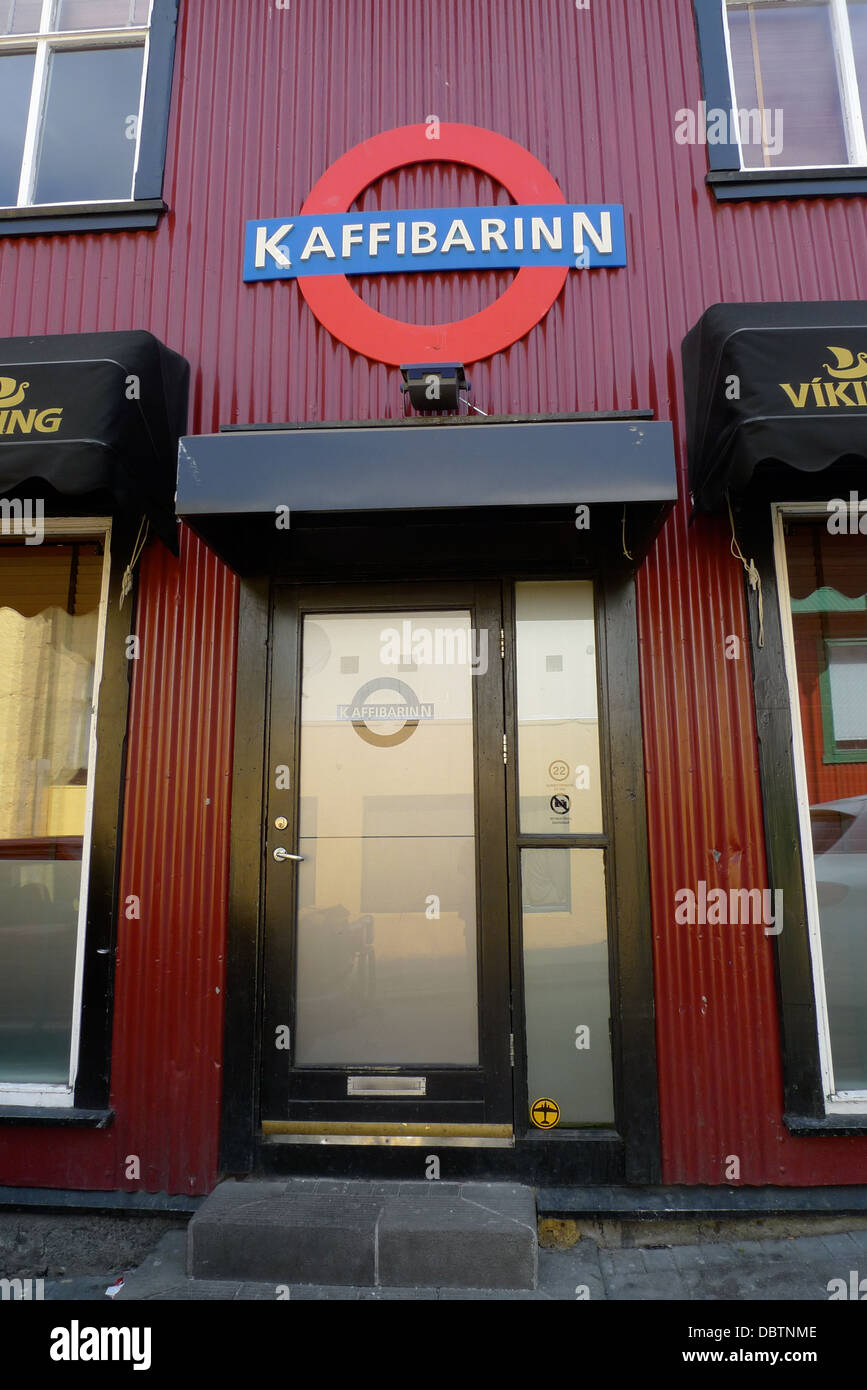 Kaffibarinn iceland hi-res stock photography and images - Alamy