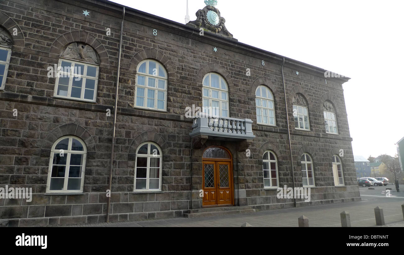 Iceland government building hi-res stock photography and images - Alamy