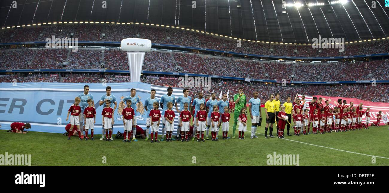 Two team group line-up, AUGUST 1, 2013 - Football / Soccer : Audi Cup ...