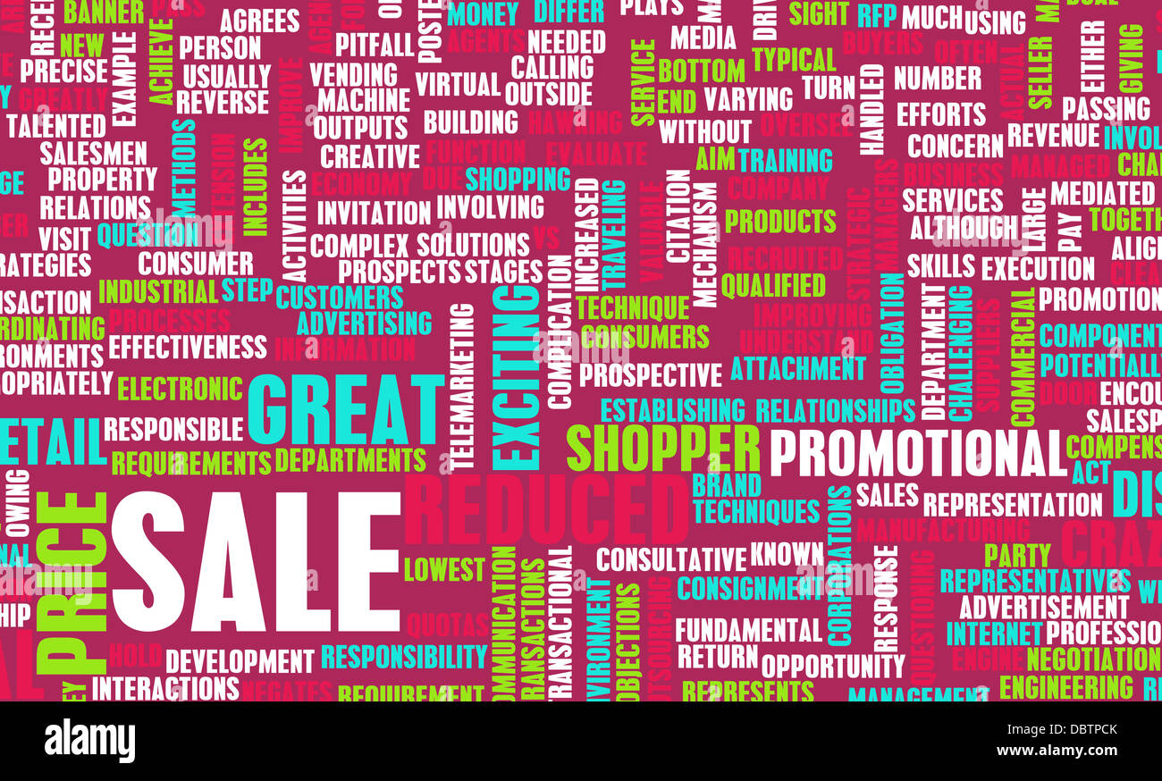 Sale in a Store or Shopping Mall Concept Stock Photo - Alamy