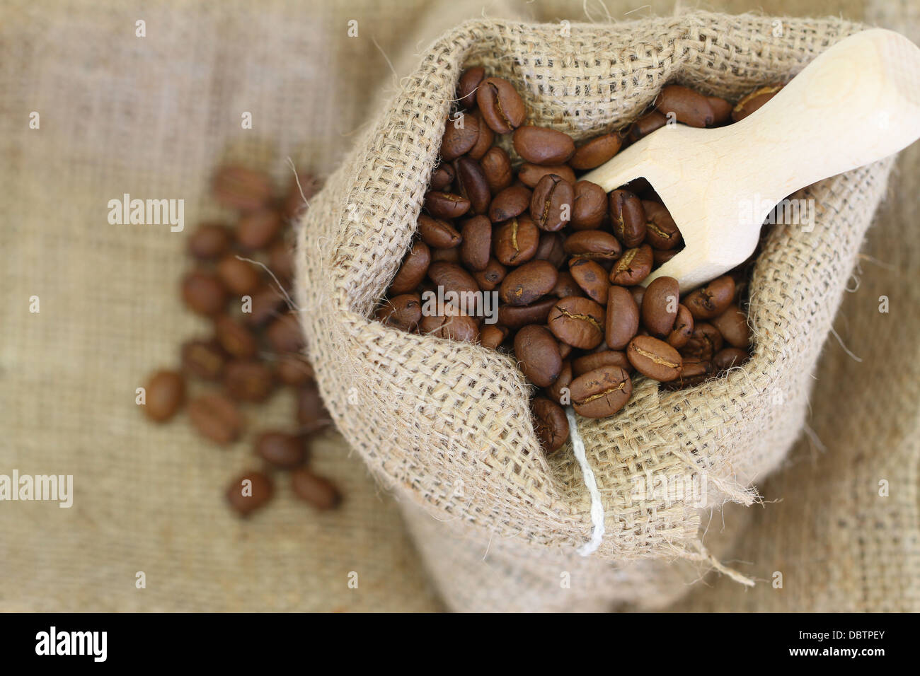 Black bag coffee beans hi-res stock photography and images - Alamy