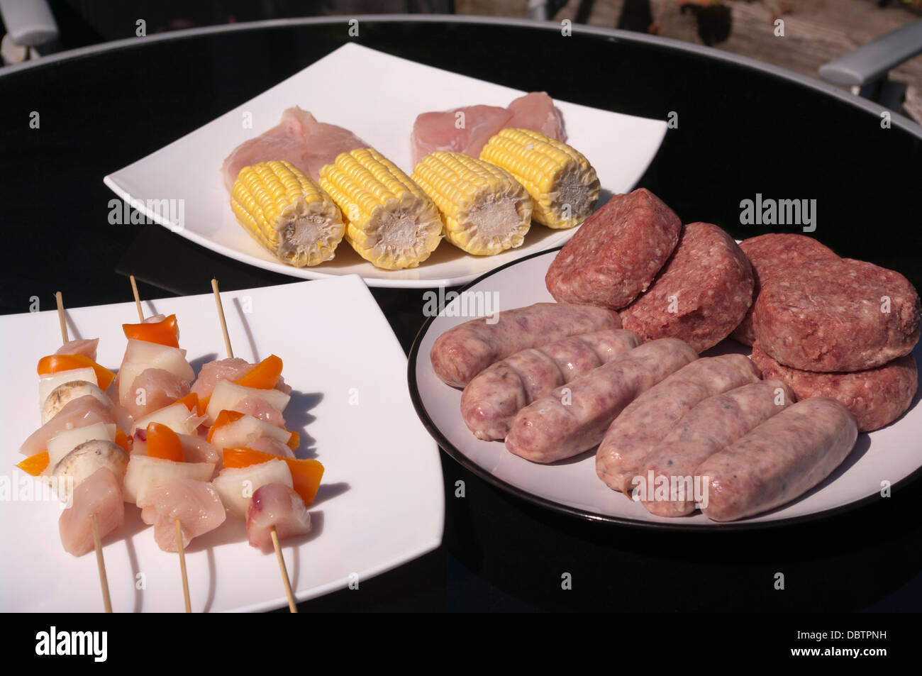 Barbeque plates hi-res stock photography and images - Alamy