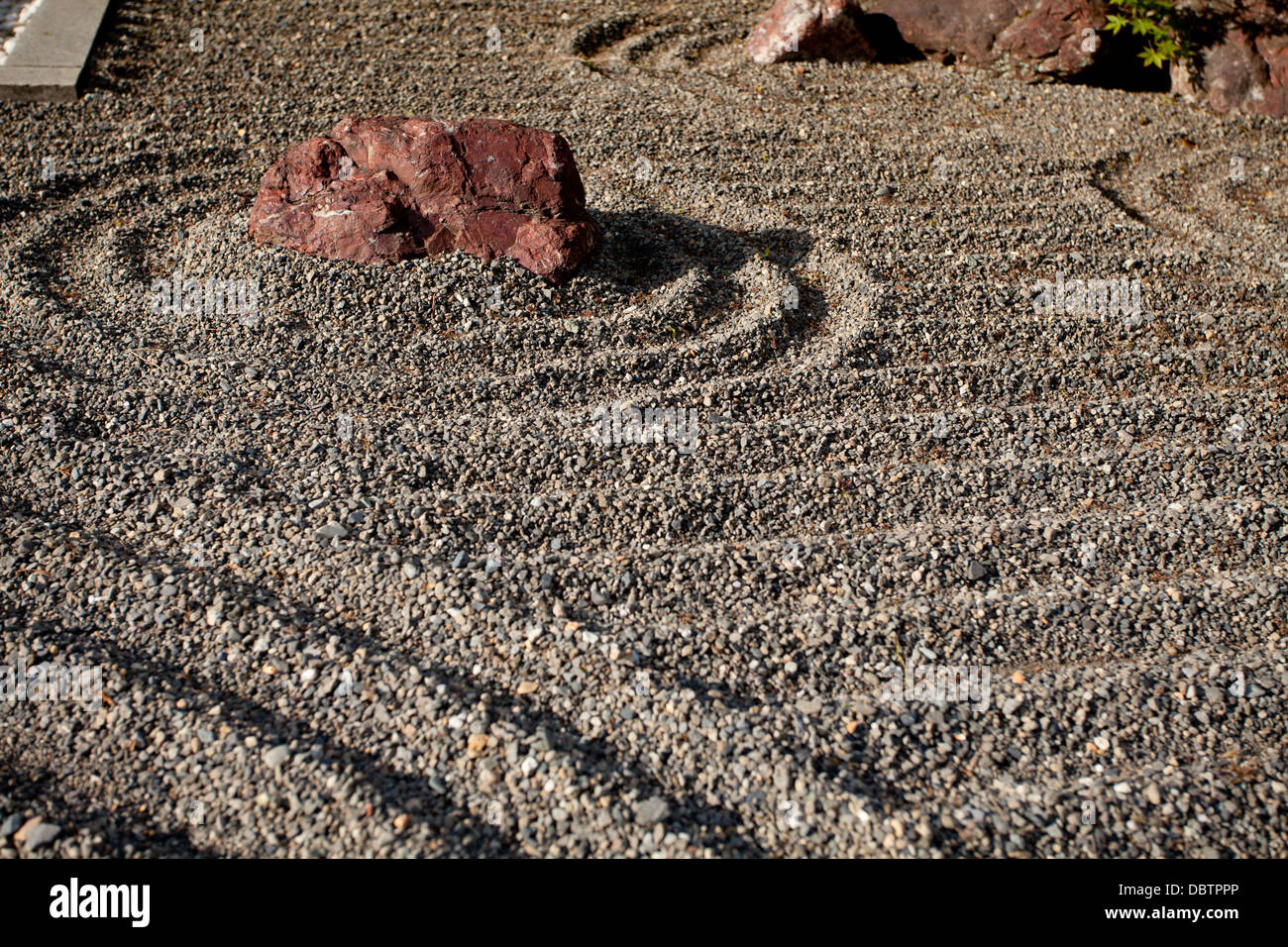 Rock garden at Koyasan Onsen Fukuchi-in, Koyasan, Japan Stock Photo - Alamy