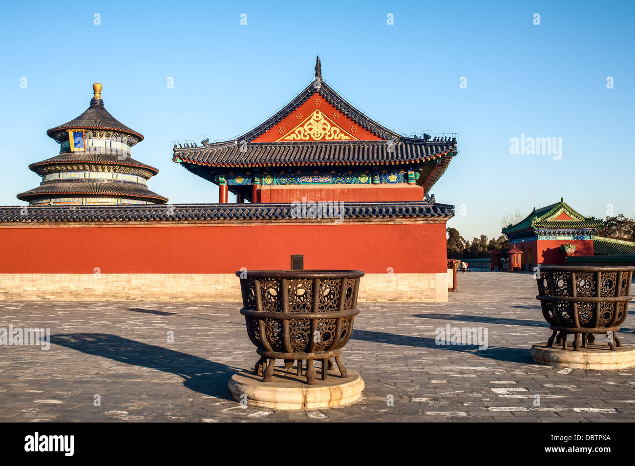 Ancient building in Temple of Heaven Stock Photo - Alamy