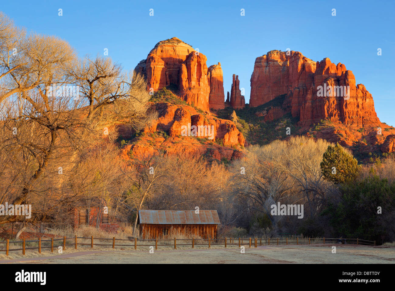 Cathedral Rock at Red Rock Crossing, Sedona, Arizona, United States of ...