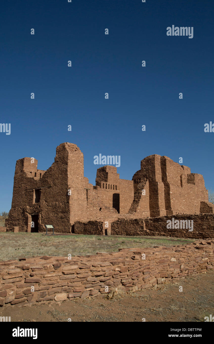 Quarai Mission, building began around 1628, Salinas Pueblo Missions ...