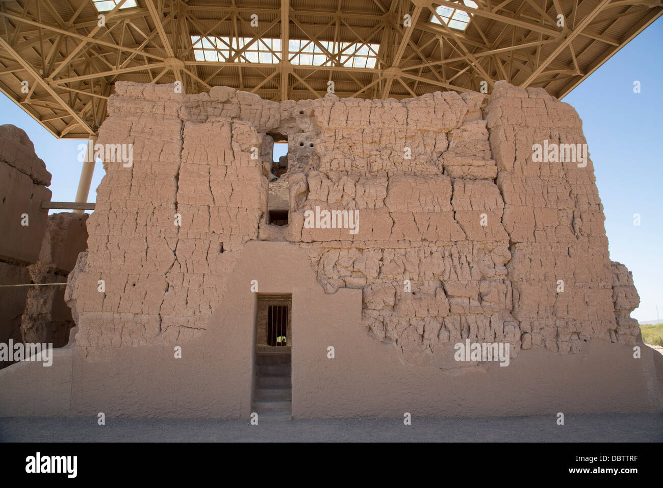 Casa Grande (Great House) Ruins National Monument, home to the Sonora ...