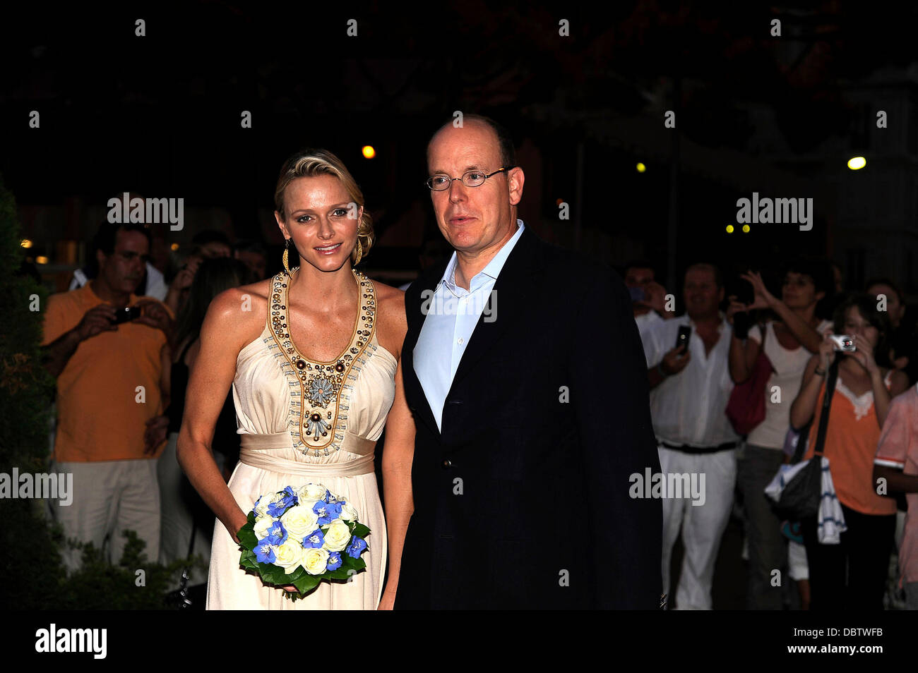 Prince Albert II of Monaco and Princess Charlene at the 50th ...