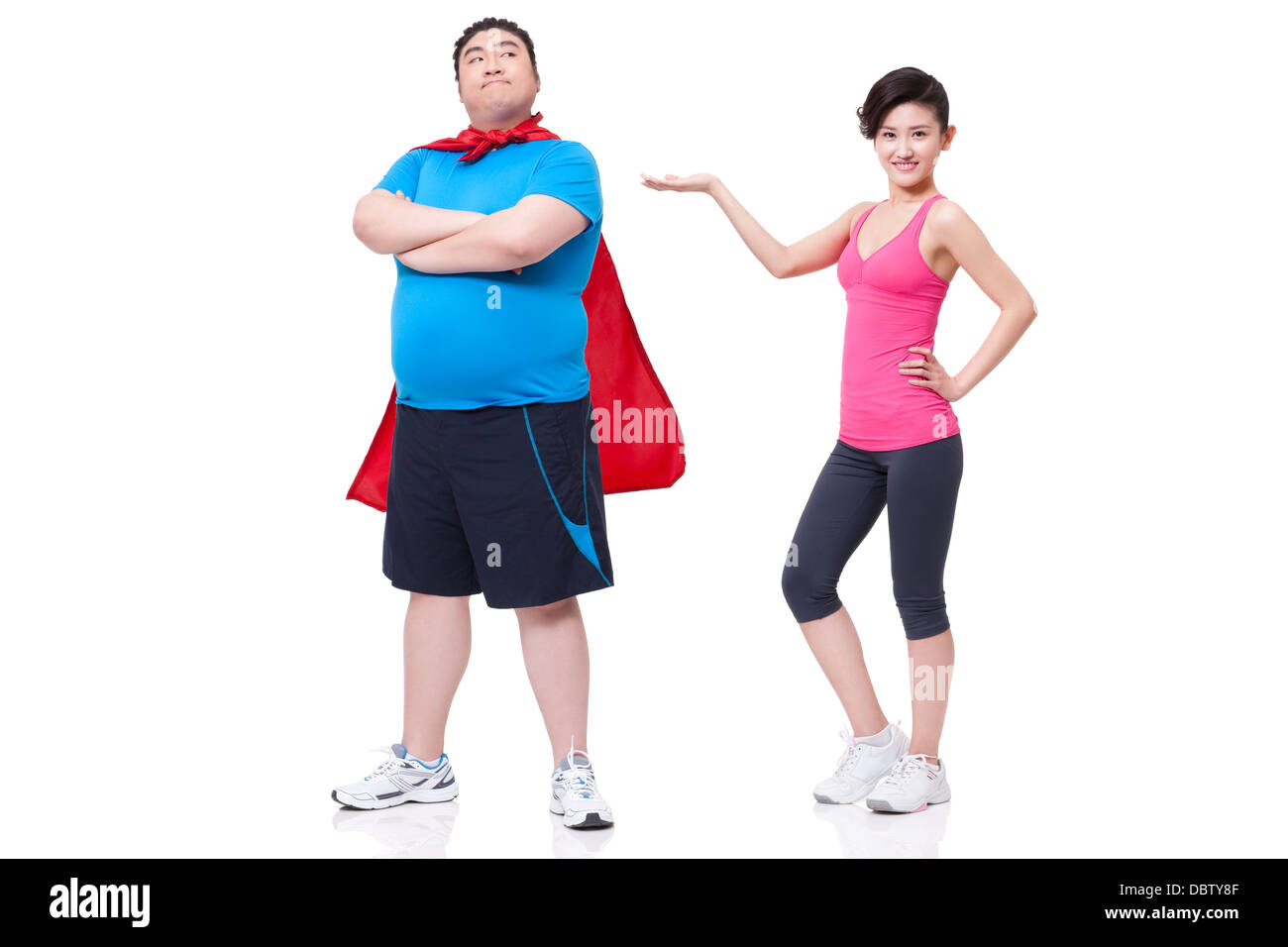Fat woman crossed arms hi-res stock photography and images - Alamy