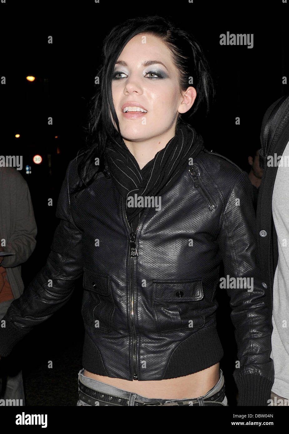 American singer/songwriter, Skylar Grey, is seen leaving XOYO having ...