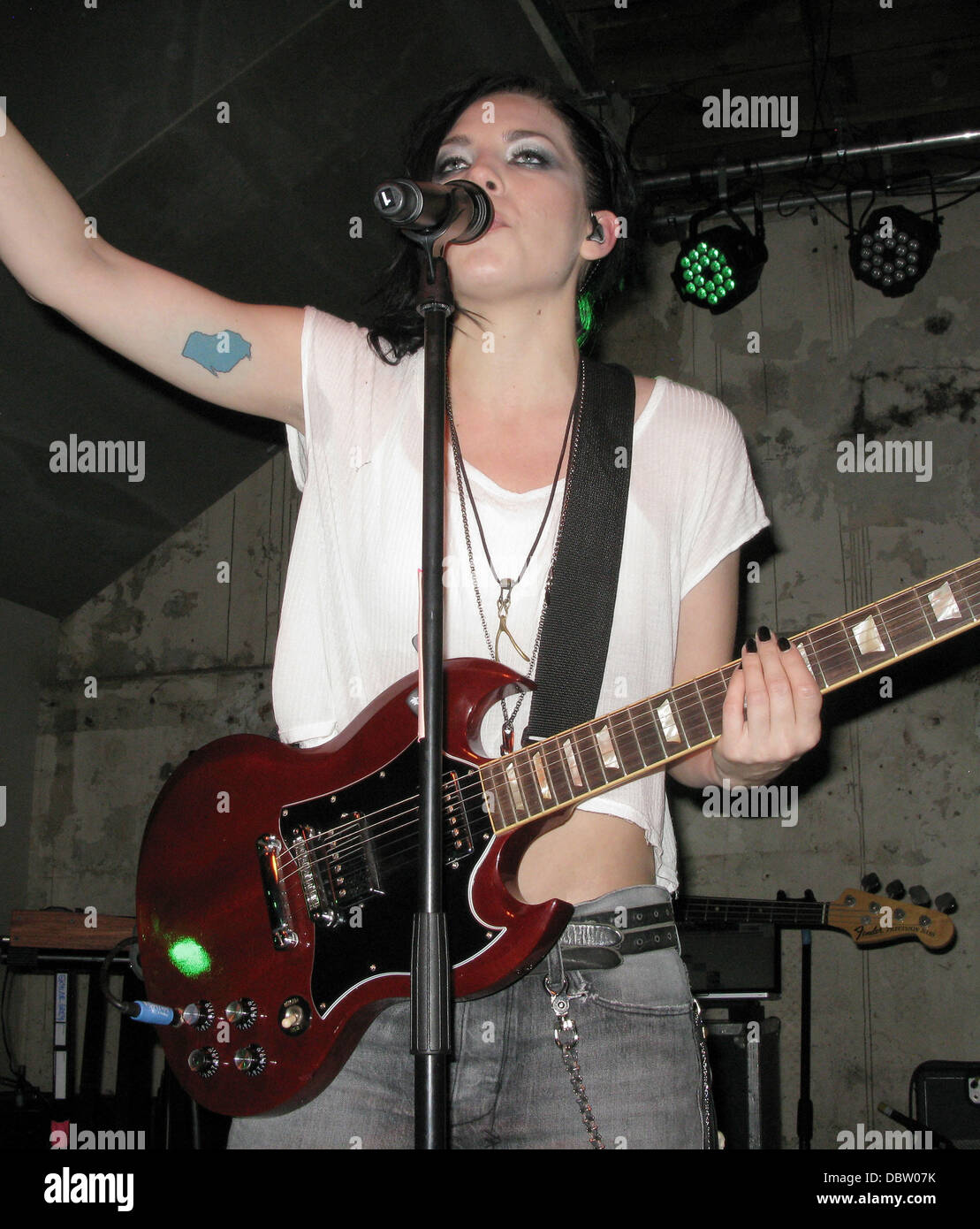 Singer/songwriter Skylar Grey performs her first UK gig at XOYO in ...