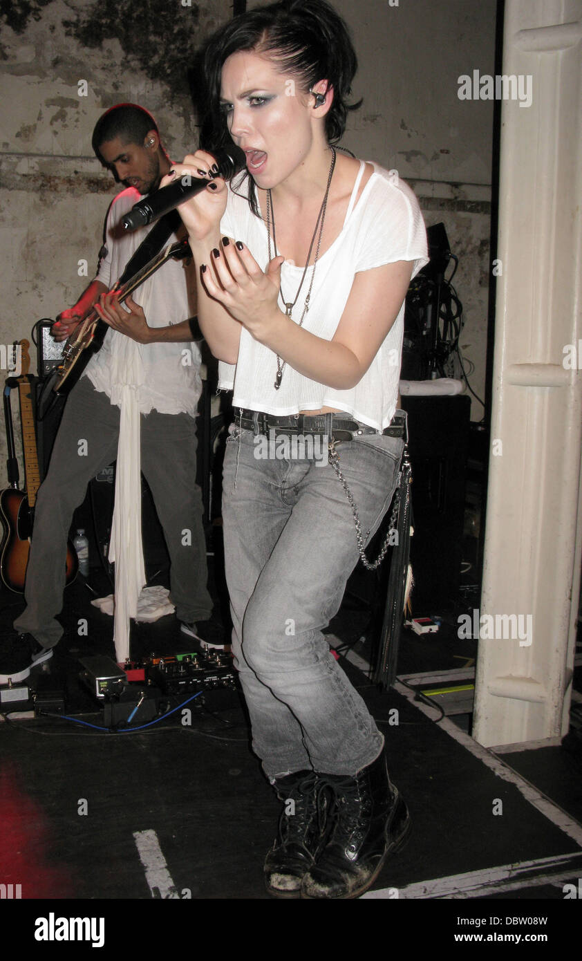 Singer/songwriter Skylar Grey performs her first UK gig at XOYO in ...