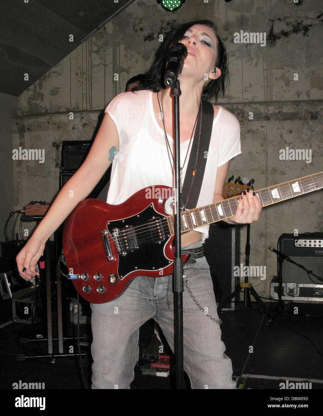 Singer/songwriter Skylar Grey performs her first UK gig at XOYO in ...