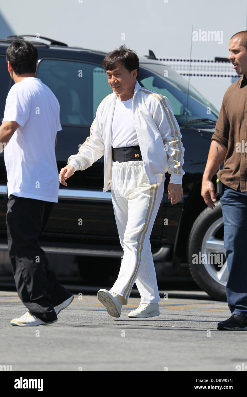 Jackie Chan films a commercial for beverage brand V8 Juice. The martial ...