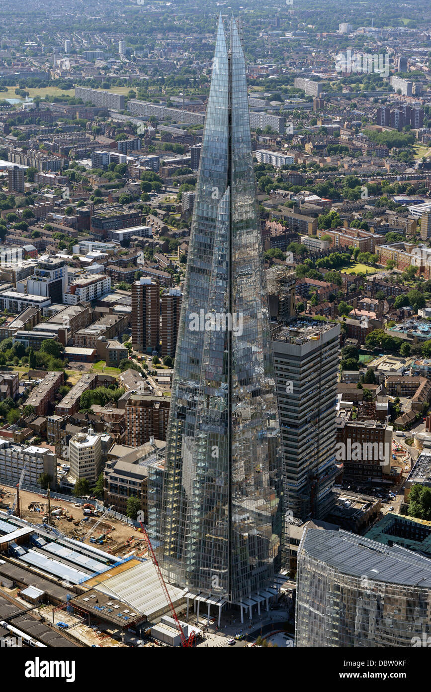 Aerial photograph of The Shard Stock Photo - Alamy