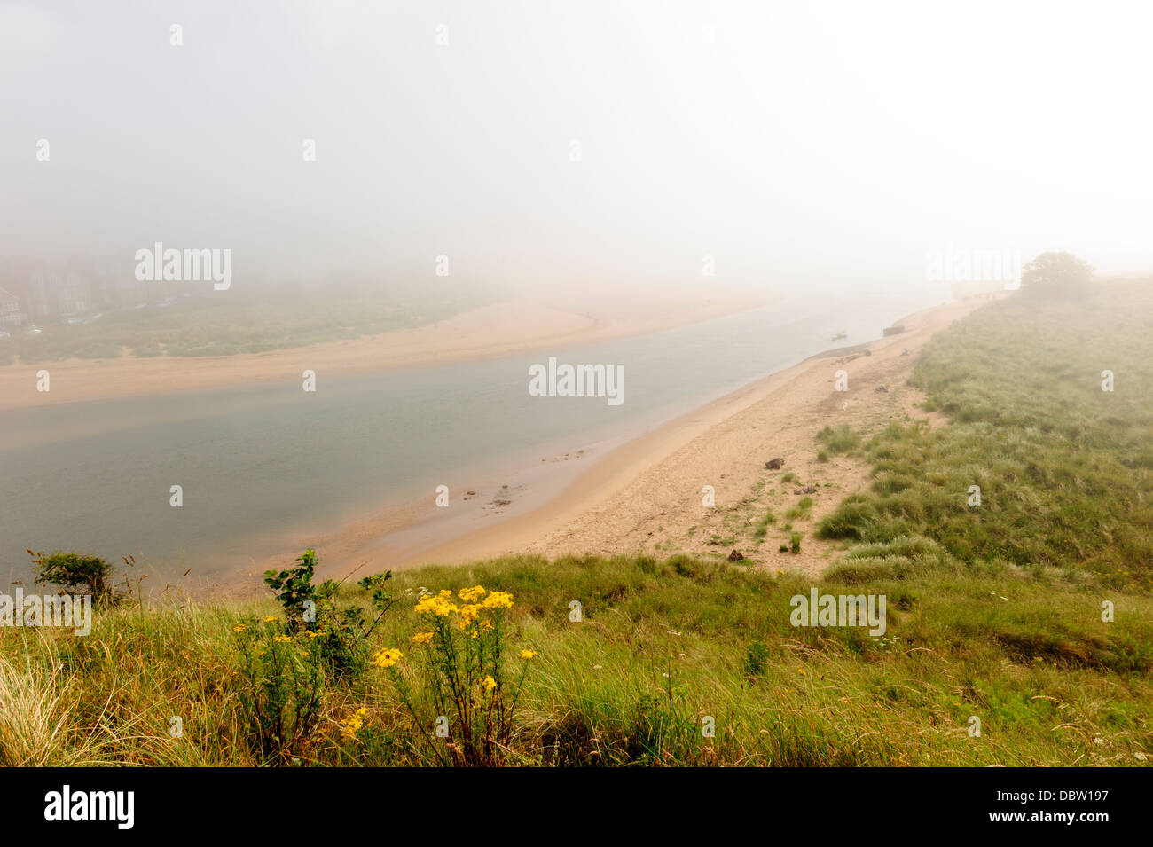 English british river aln alnmouth northumberland hi-res stock ...