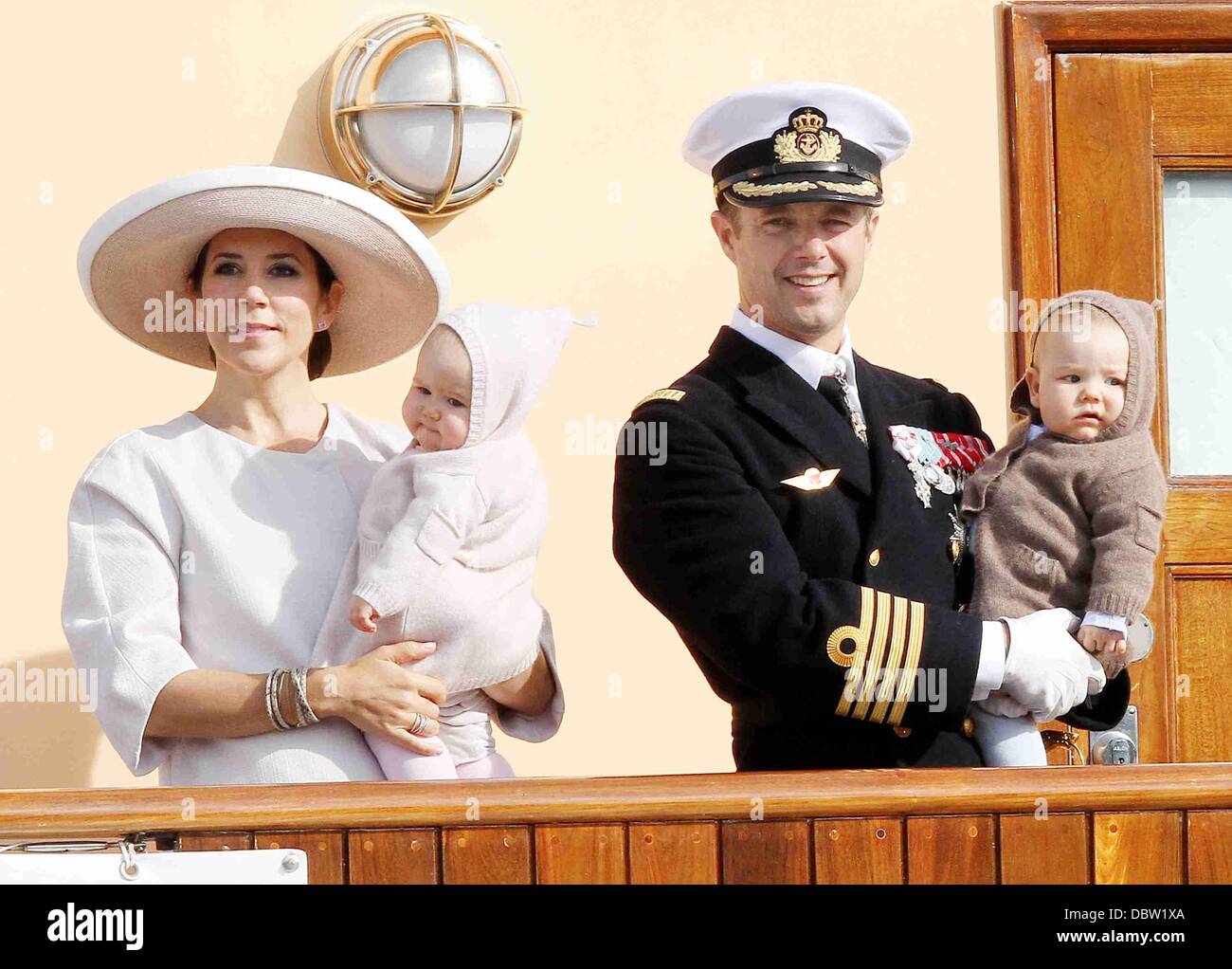 Denmark's Crown Prince Frederik and Crown Princess Mary on the royal ...