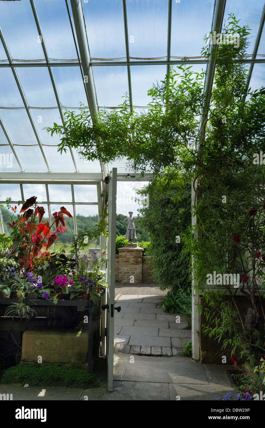 Wallington Walled Garden Stock Photo - Alamy