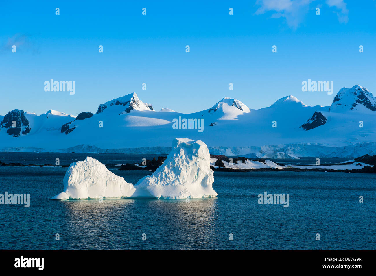 Lonely iceberg, Half Moon Bay, South Shetland Island Islands ...