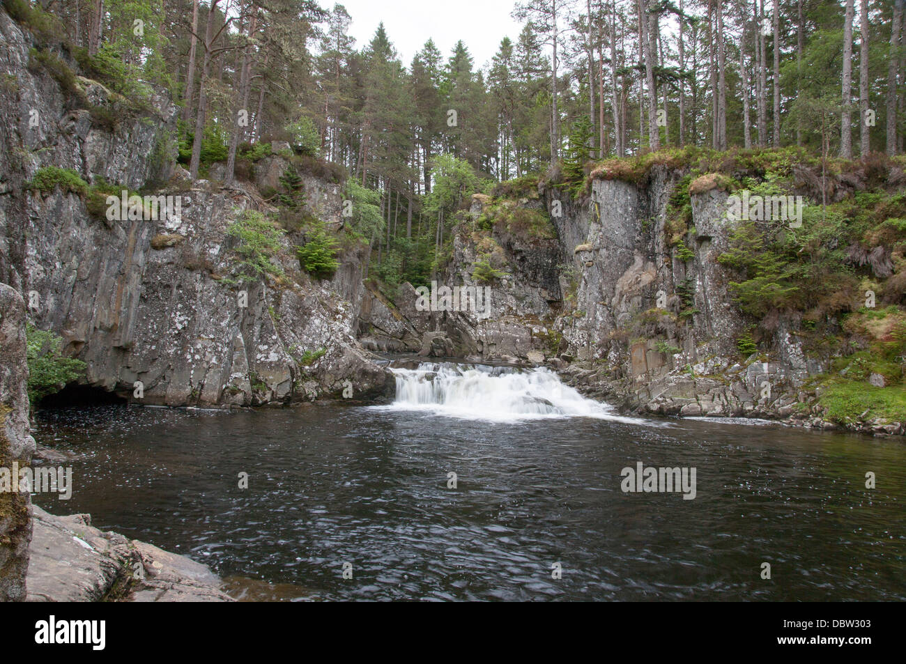 pattack falls scotland Stock Photo - Alamy