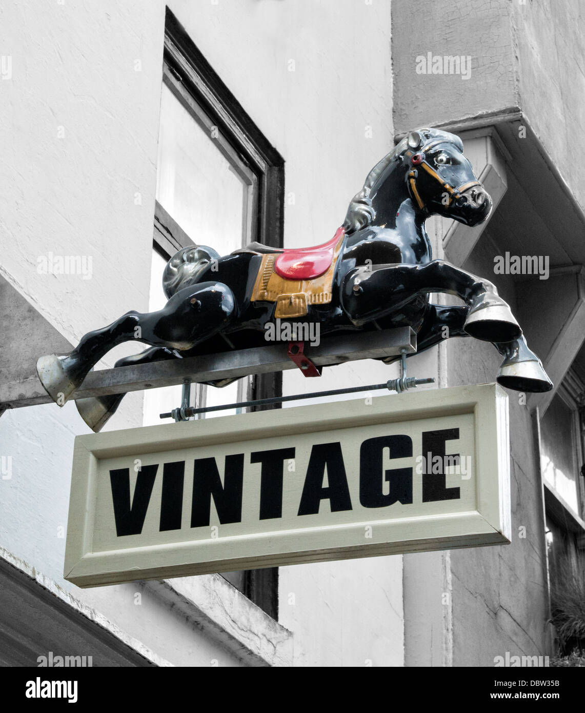 Vintage Shop Sign, Whitby, North Yorkshire, UK Stock Photo - Alamy