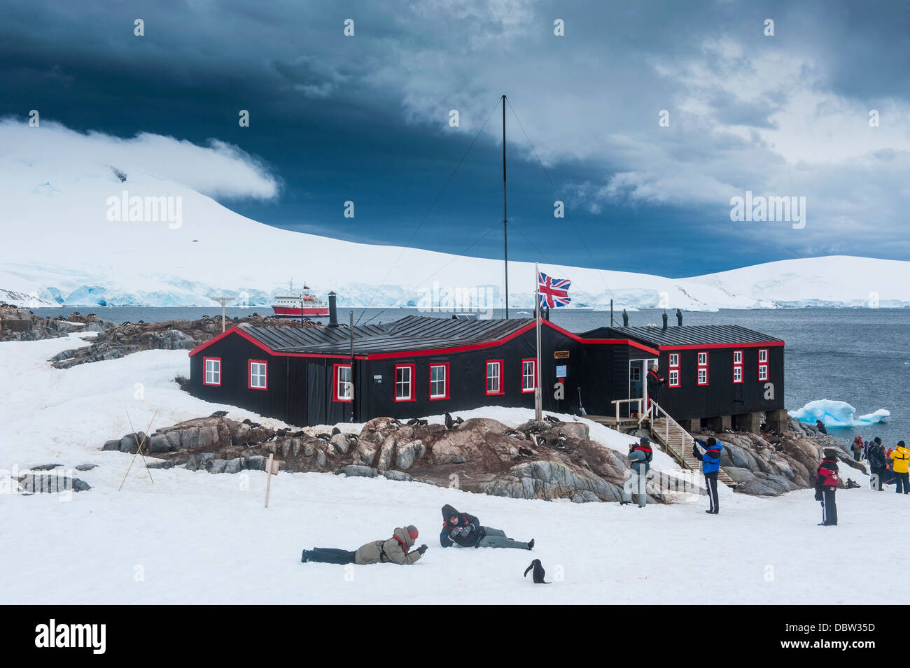 Port Lockroy research station, Antarctica, Polar Regions Stock Photo ...