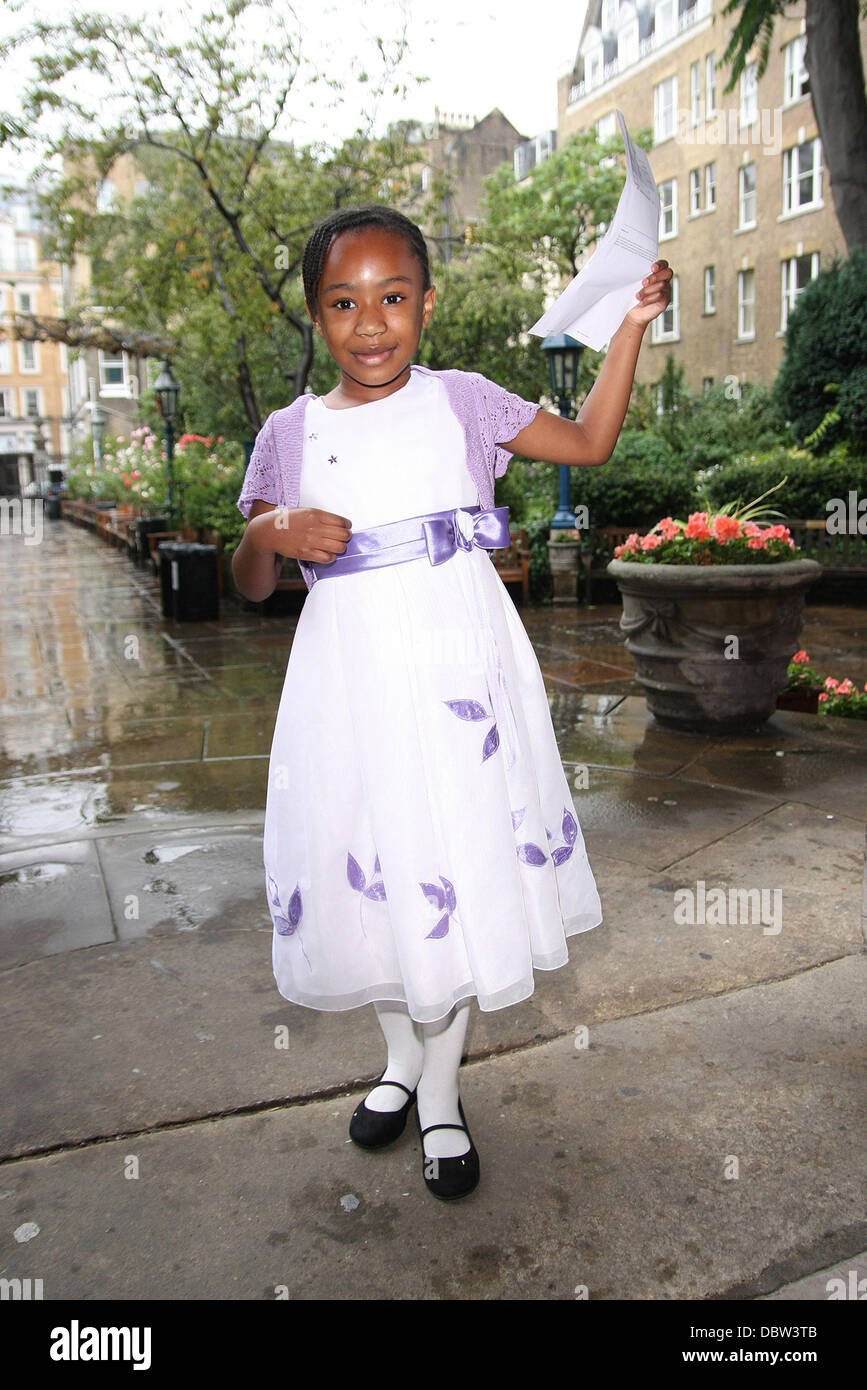 Five-year-old Deborah Thorpe from Barking and Dagenham, who became the ...