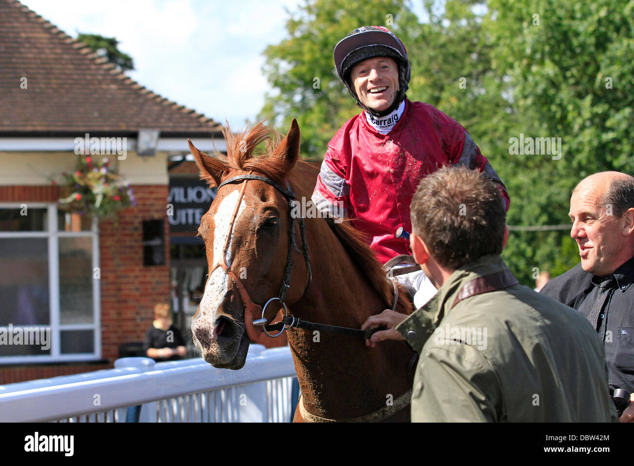 Kieren Fallon rides his 100th winner of the season on Lady Blink at ...