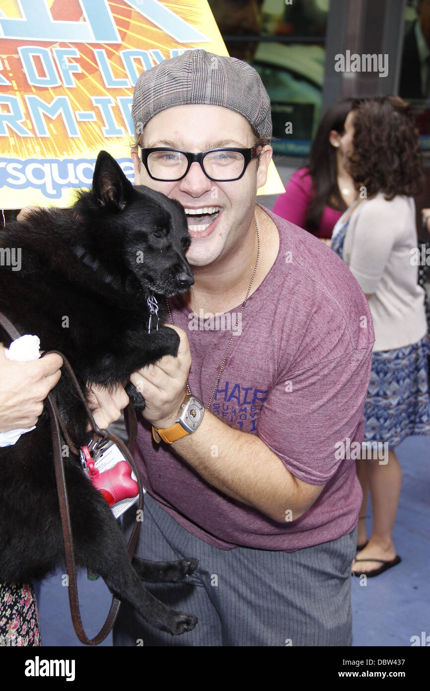 Josh Lamon Broadway's "Hair" Summer Of Love Swarm-In held in Times ...