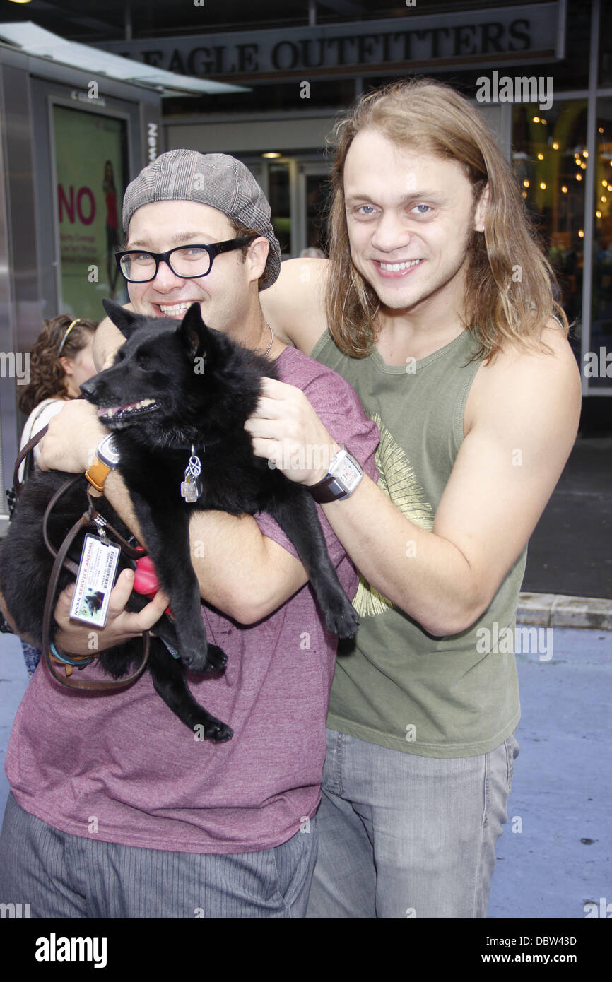 Josh Lamon and Matt DeAngelis Broadway's "Hair" Summer Of Love Swarm-In ...