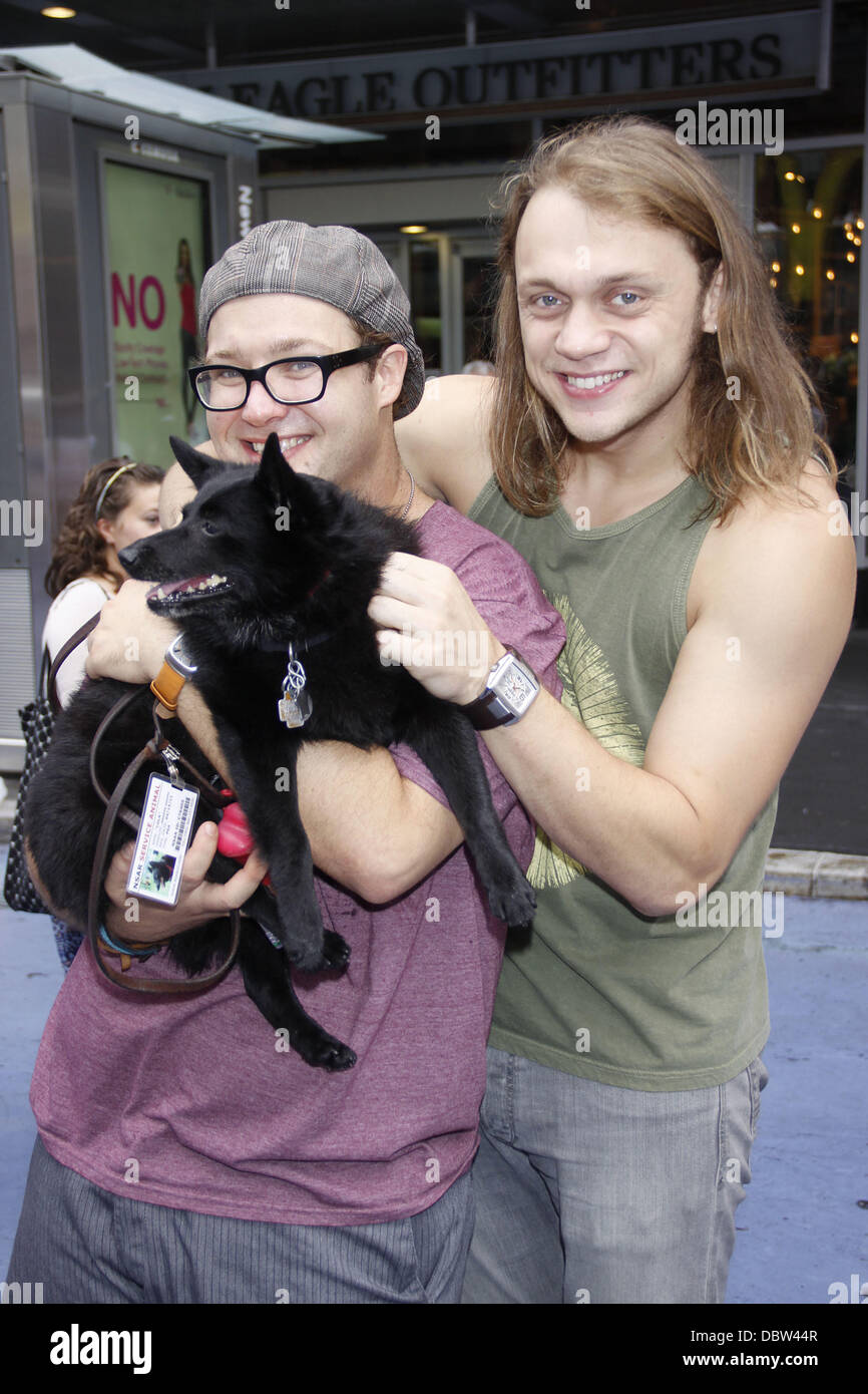 Josh Lamon and Matt DeAngelis Broadway's "Hair" Summer Of Love Swarm-In ...