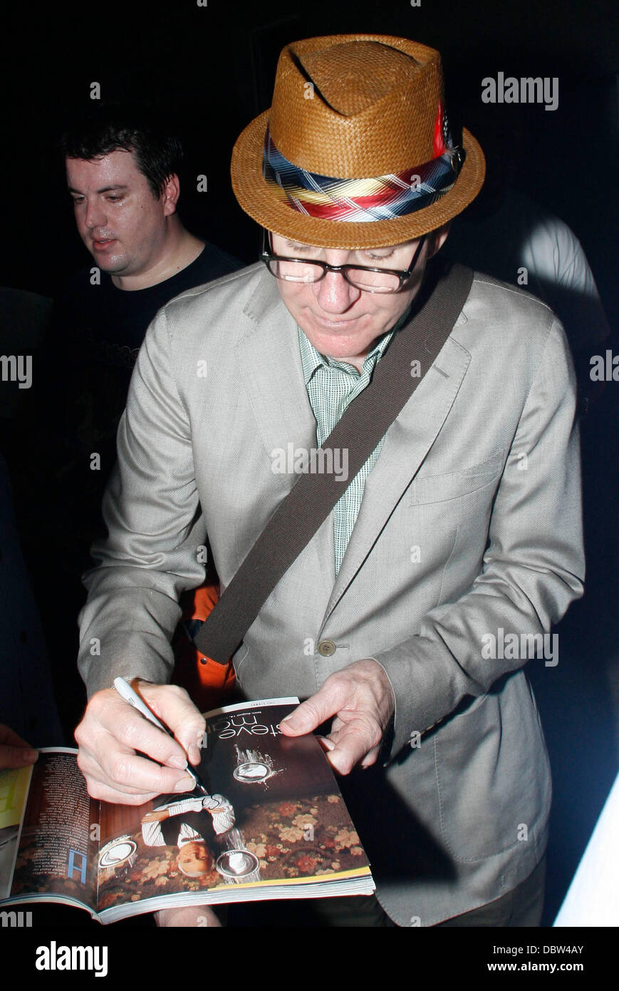 Steve Martin signs autographs after his bluegrass music concert in ...