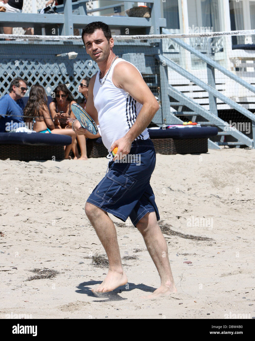 Tony Dovolani attending a 'Dancing With The Stars' Malibu beach party ...