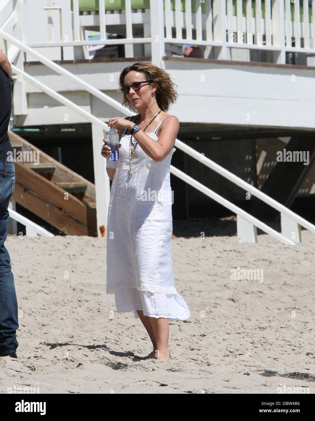 Jennifer Grey attending a 'Dancing With The Stars' Malibu beach party ...