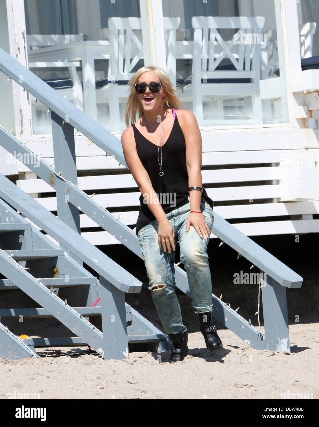 Lacey Schwimmer attending a 'Dancing With The Stars' Malibu beach party ...