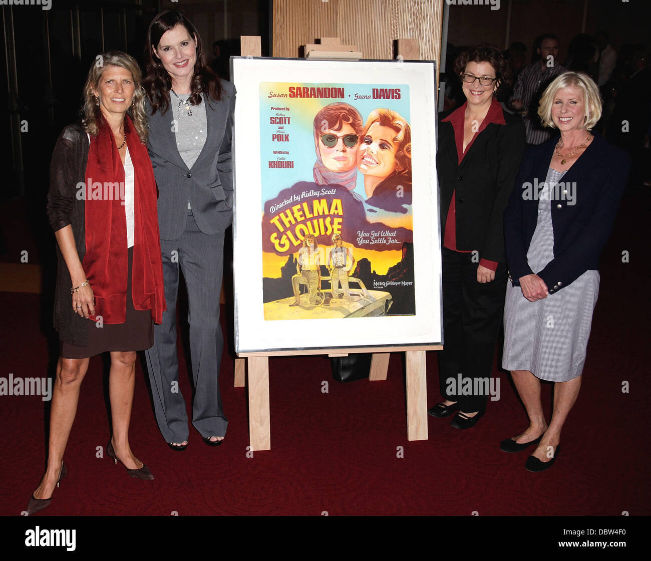 Mimi Polk Gitlin, Geena Davis, Anne Thompson, and Callie Khouri 20th ...