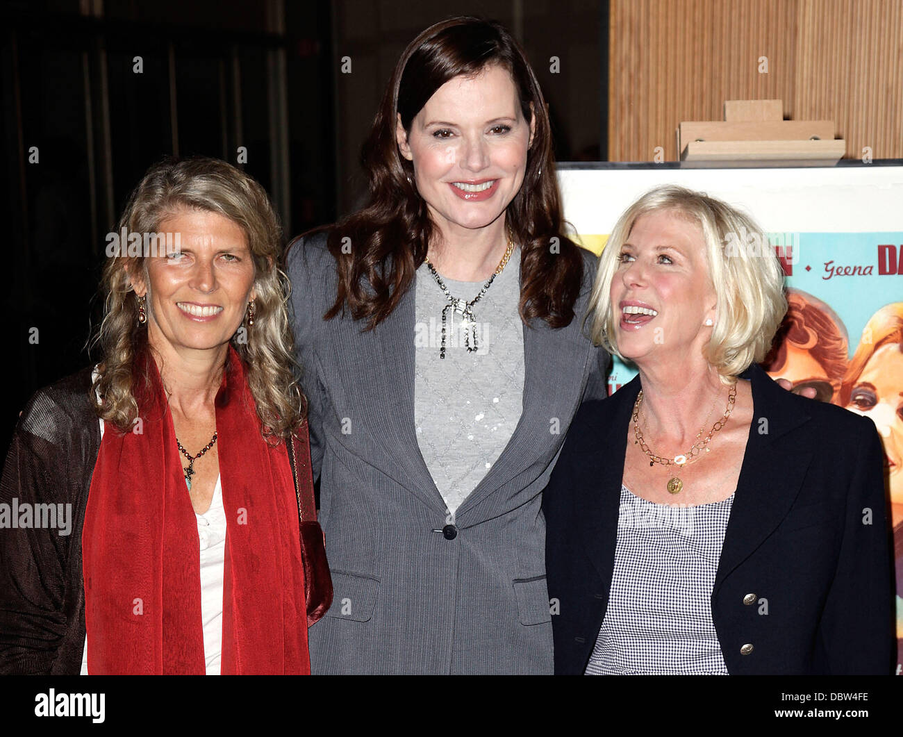 Mimi Polk Gitlin, Geena Davis, and Callie Khouri 20th anniversary ...