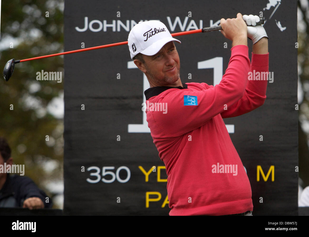 The Johnnie Walker Golf Championship 2011. England's Mark Foster joint ...