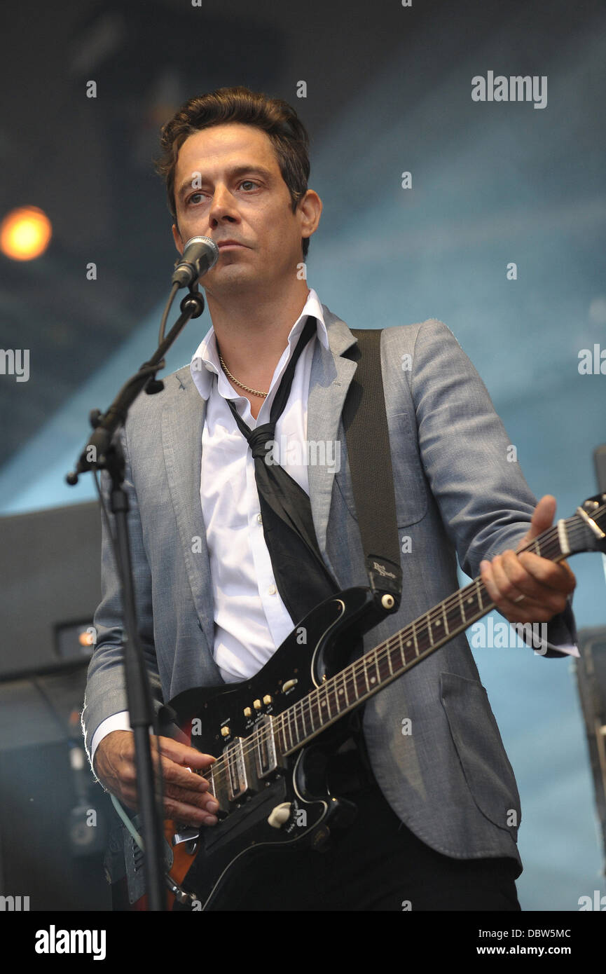 Jamie Hince of The Kills Rock en Seine - Day 1 Paris, France - 26.08.11 ...
