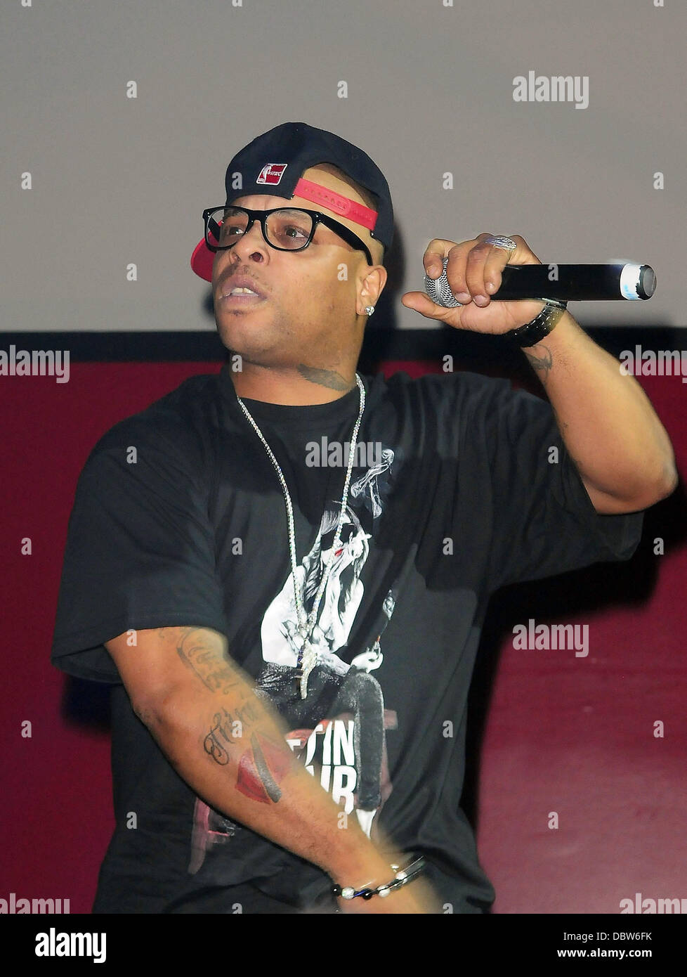 Spliff Star attending the Rico Love party where Rico Love purchased a ...